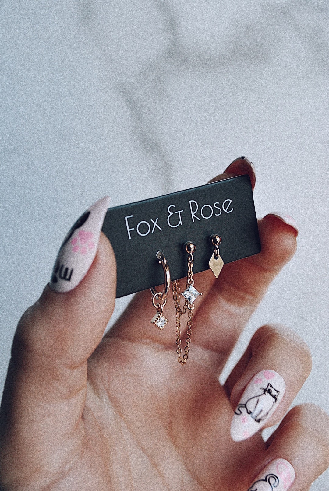 Dainty Gold Earring Set, Gold Earring Set of 3, Mix and Match Earring ...