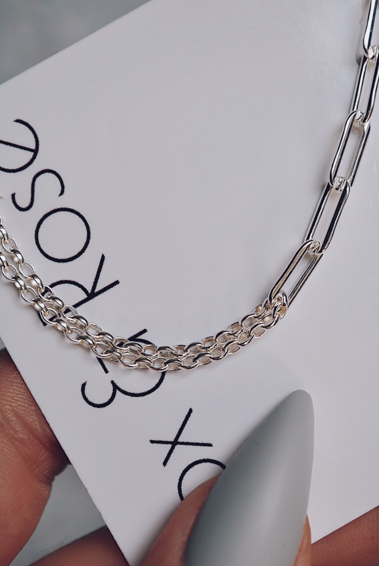 Chunky Chain Necklace, Chunky Chain Choker, Silver Choker, Gold Choker ...