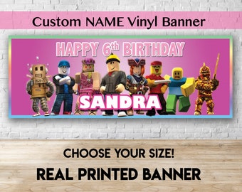 Roblox banner | Etsy