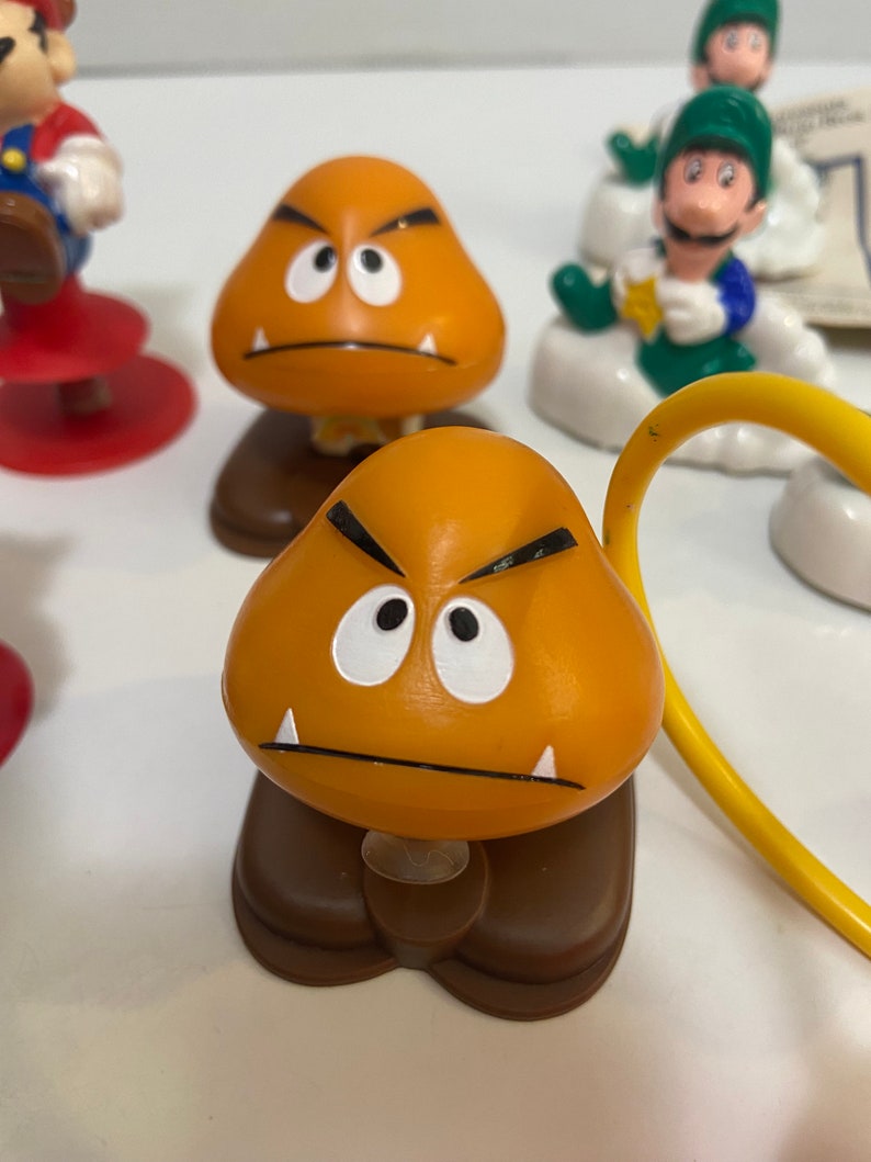 1989 Super Mario Bros 3 Mcdonald's Happy Meal Toys Mario Luigi Goomba ...