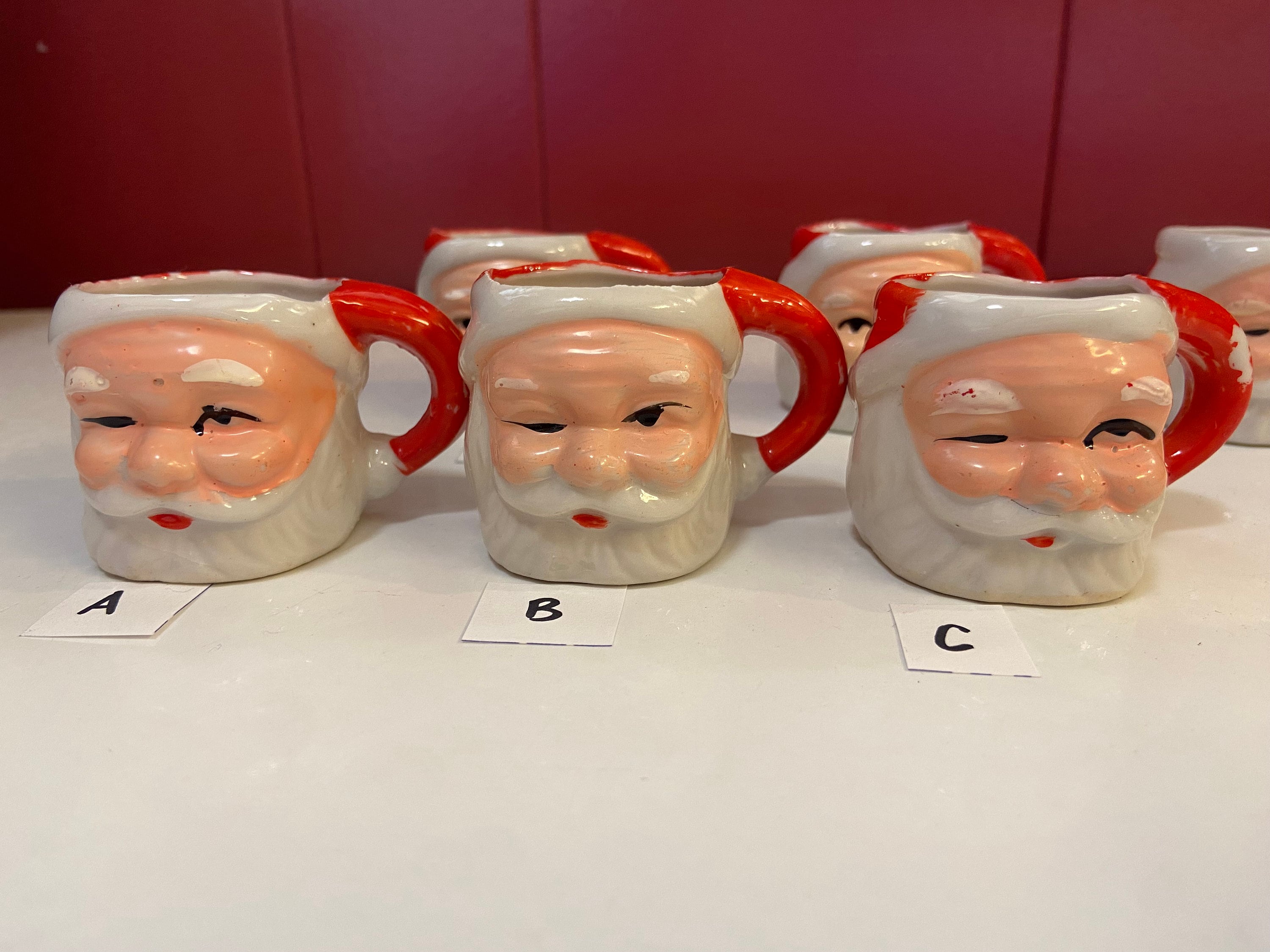 Decorative Mini Santa Mugs Japan You Choose - Etsy