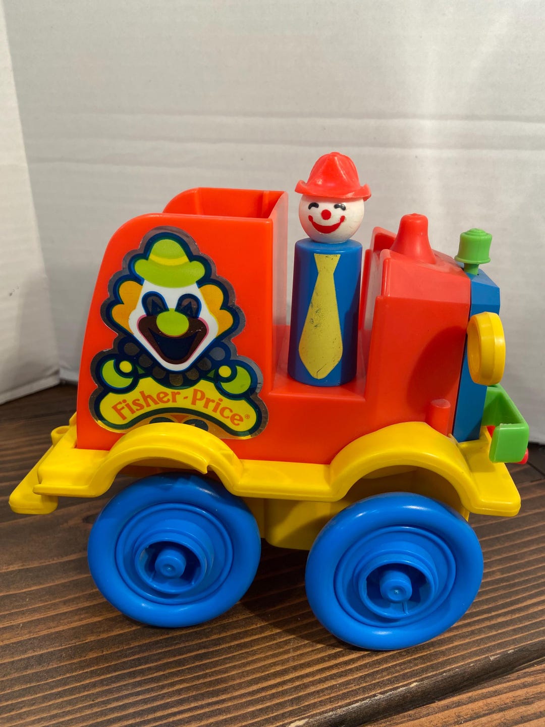Vintage Fisher Price® ©1983 Crazy Clown Fire Brigade Toy Truck With ...