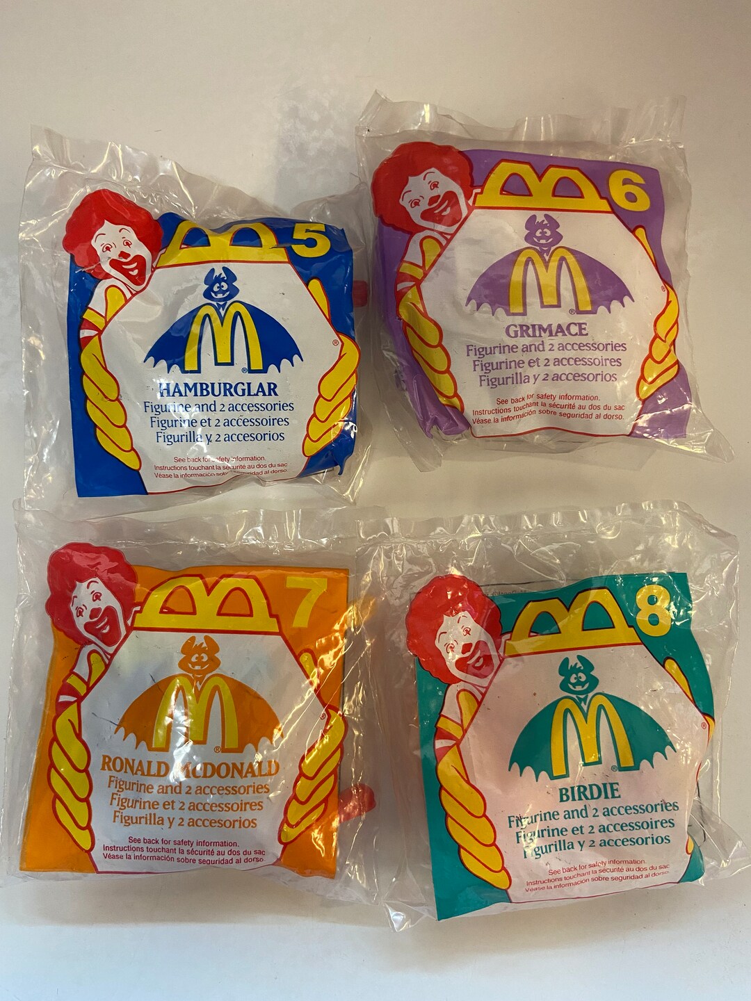 Your Choice 1995 Mcdonald's Happy Meal Halloween Toys Hamburglar Spider ...