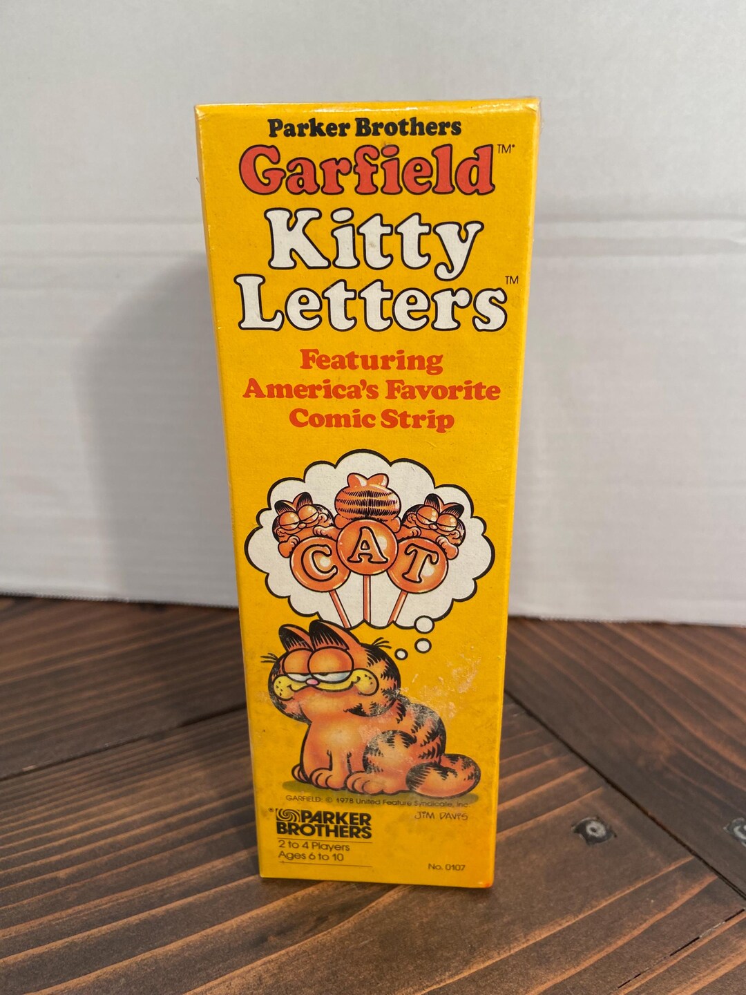 Vintage ©1983 Parker Brothers® Garfield™ Kitty Letters™ Game in Sealed ...