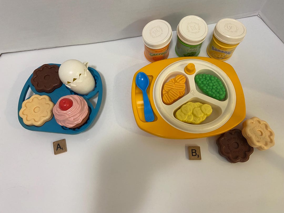 Your Choice 1980s Fisher Price Fun With Food Muffins Cookies Egg Shell ...