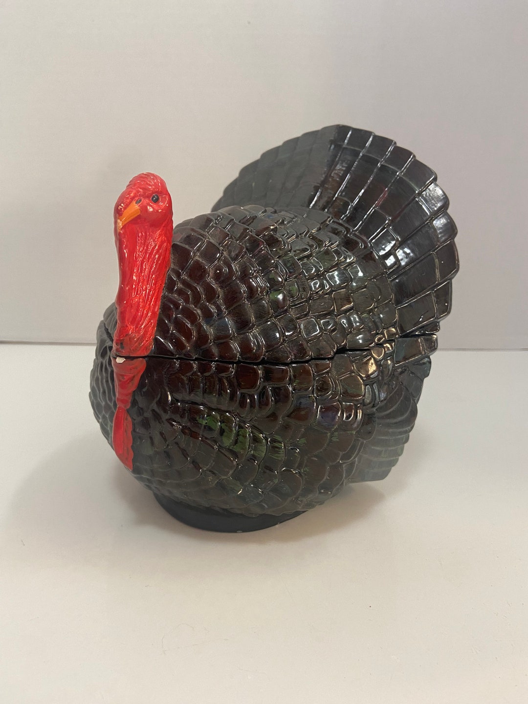 Covered Turkey Candy Dish - Etsy