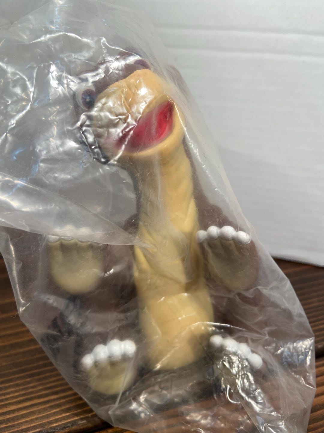 Vintage 1988 the Land Before Time Littlefoot Puppet in Original Bag ...
