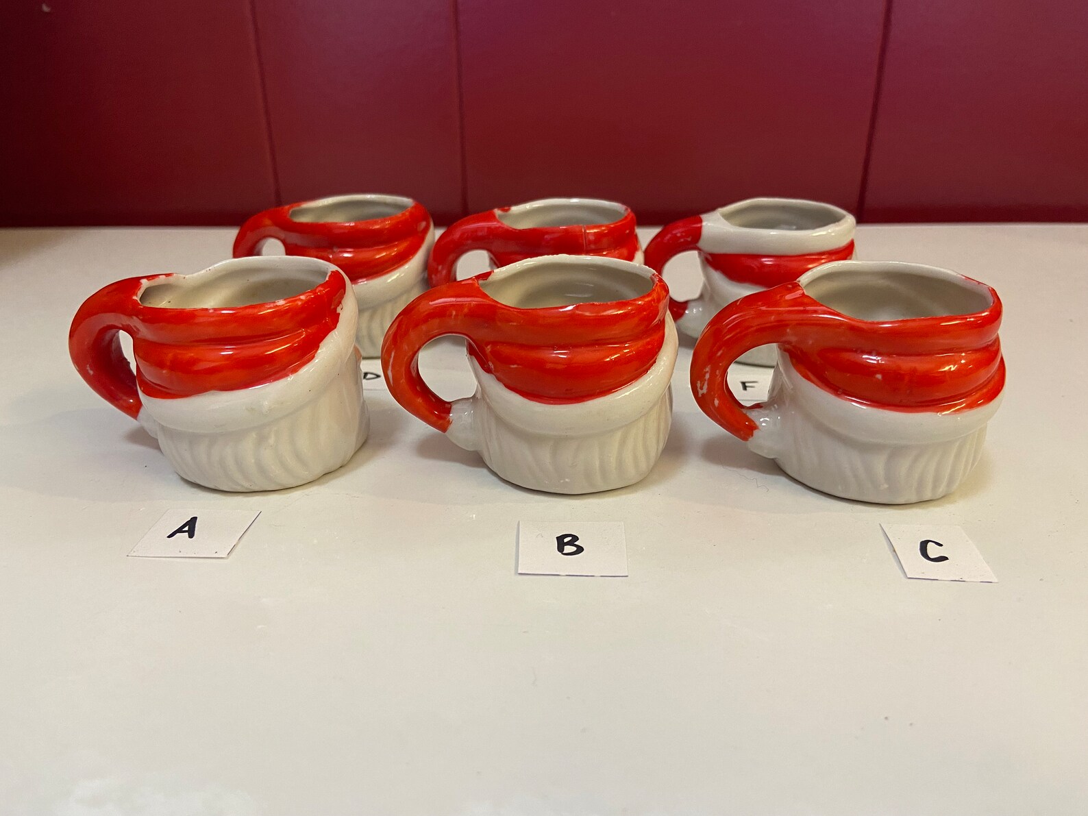 Decorative Mini Santa Mugs Japan You Choose - Etsy