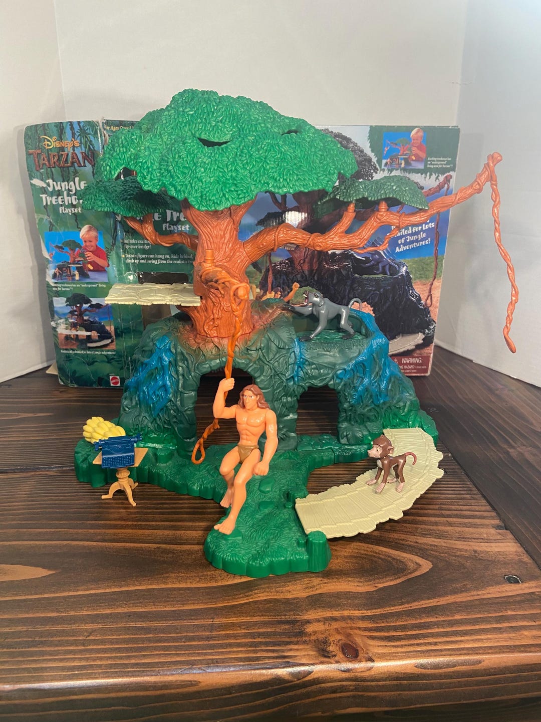 Mattel® ©1999 Disney's® Tarzan Jungle Treehouse Playset With Original ...