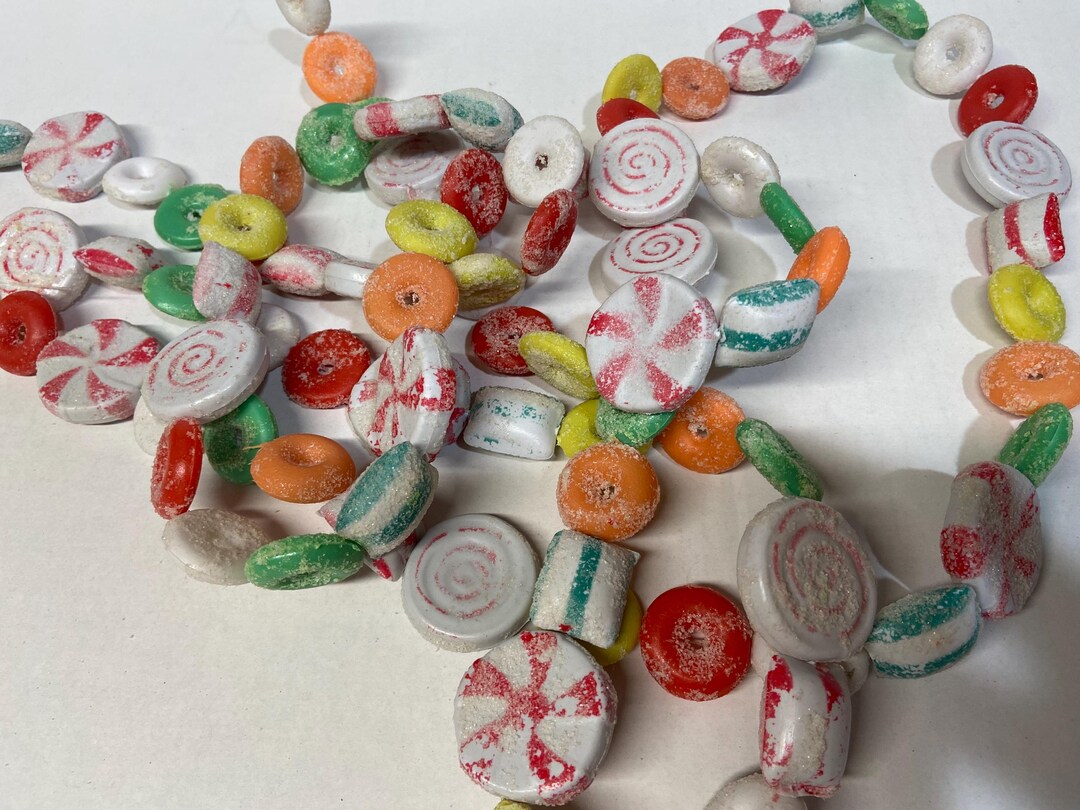 Vintage Plastic Candy Christmas Garland - Etsy