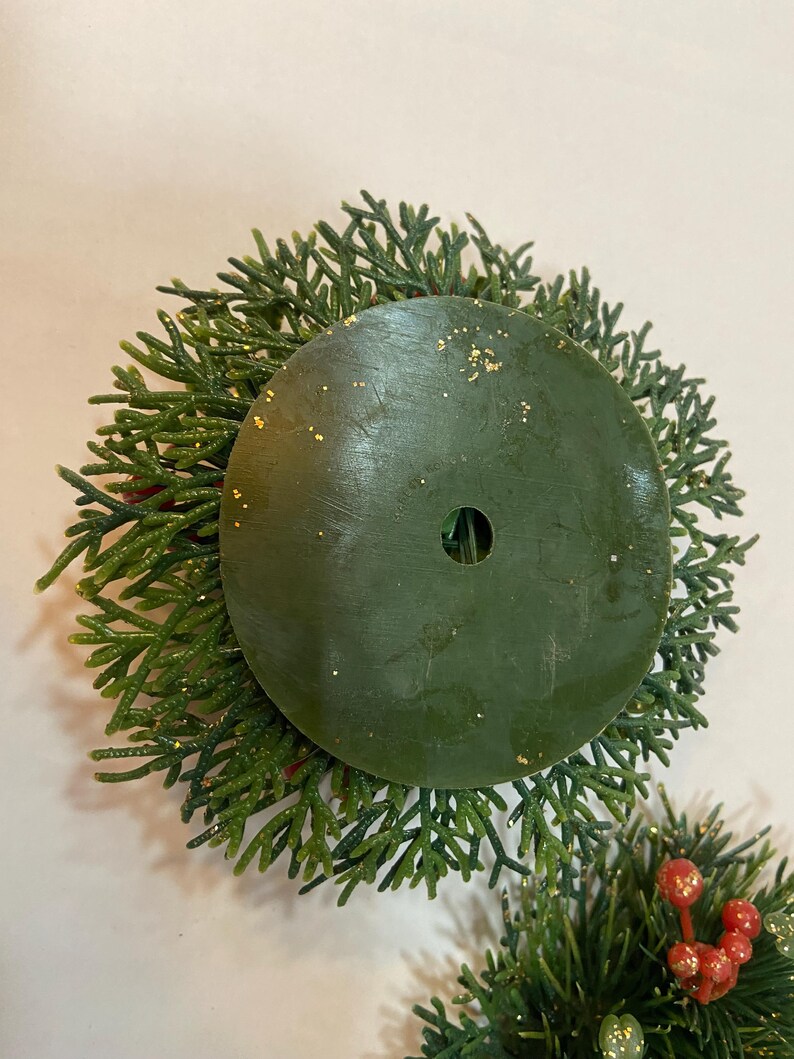 Vintage Half Sphere Greenery With Fruit Lemon Cherry Orange Grape ...