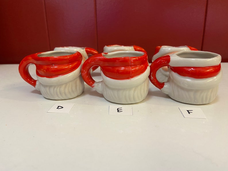 Decorative Mini Santa Mugs Japan You Choose - Etsy