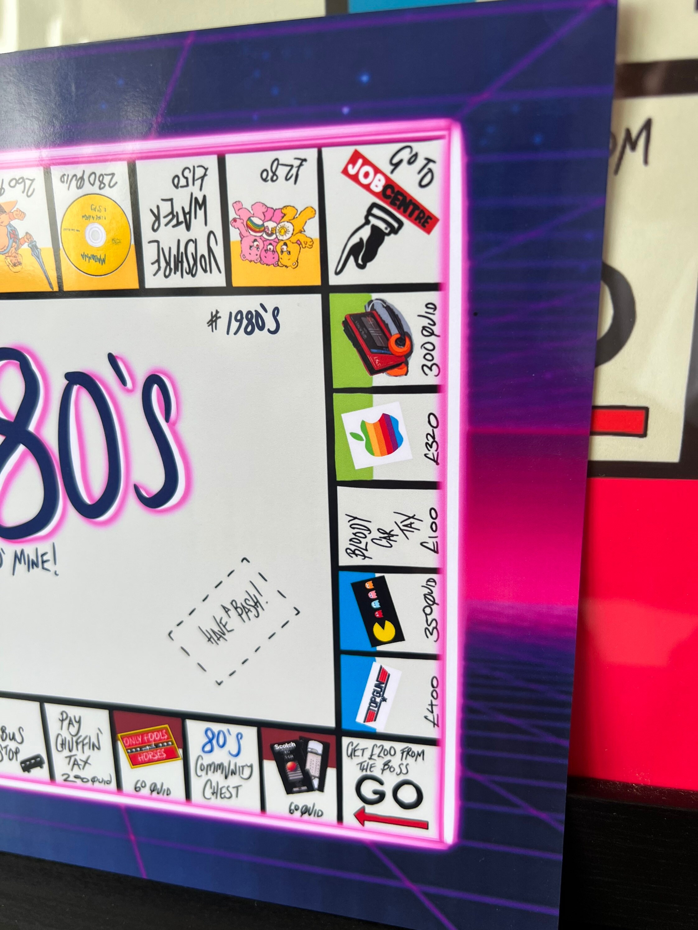 80s Monopoly A4 Art Print - Etsy UK