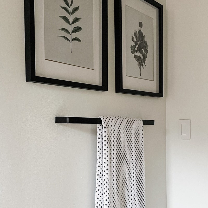 Gold and White Towel Rail - Etsy