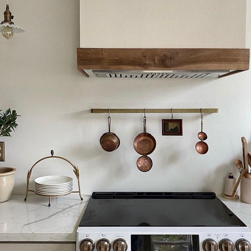 Wall Mount Pot Rack - Etsy