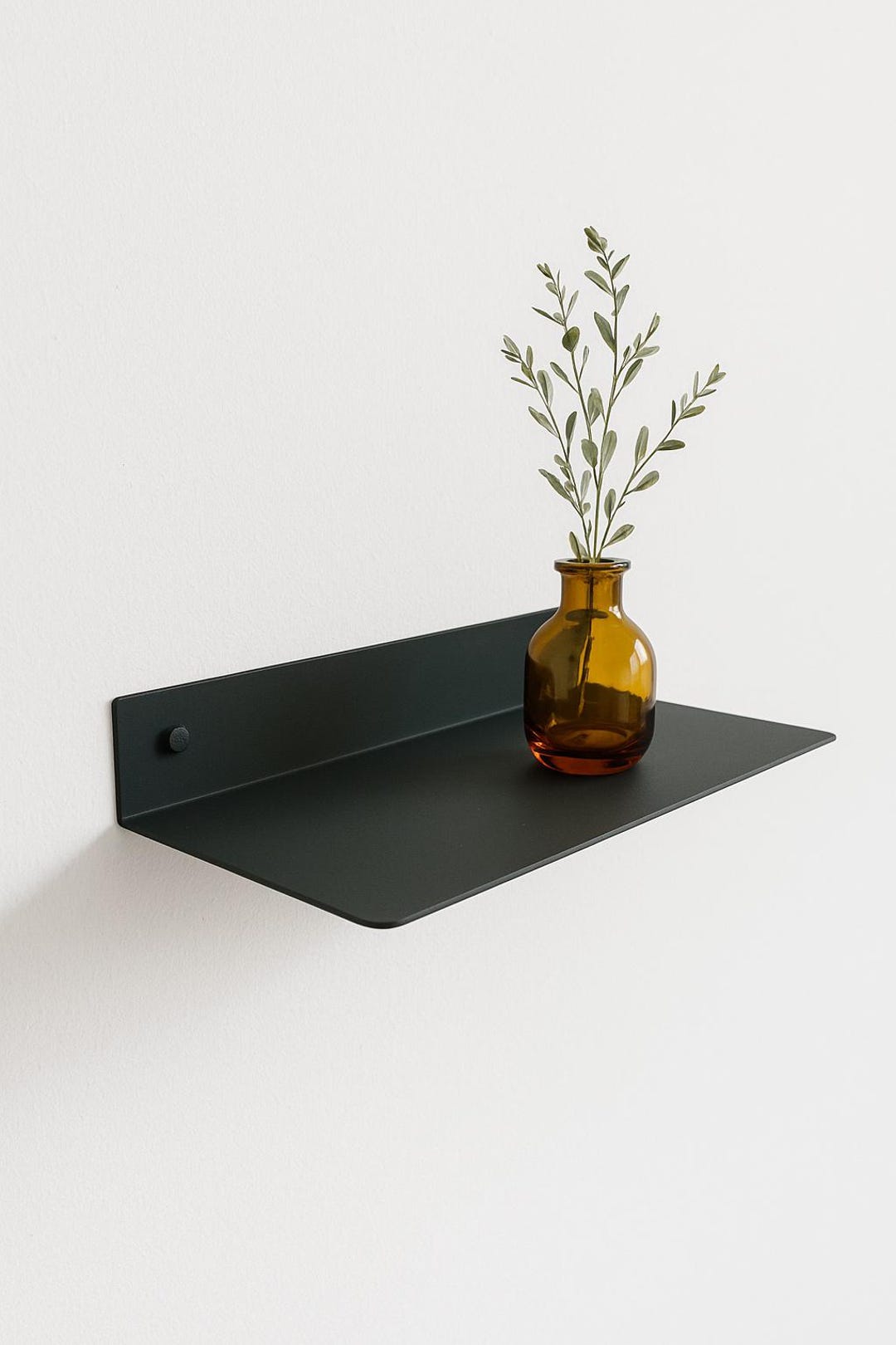 Olive Green Shelf, Floating Metal Shelves, Many Colors and Sizes, Made ...