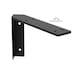 Corner Shelf Bracket for Floating Shelves, Variety of Sizes, Black ...