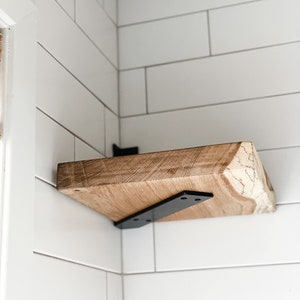 Corner Shelf Bracket for Floating Shelves, Many Sizes, Metal Support ...