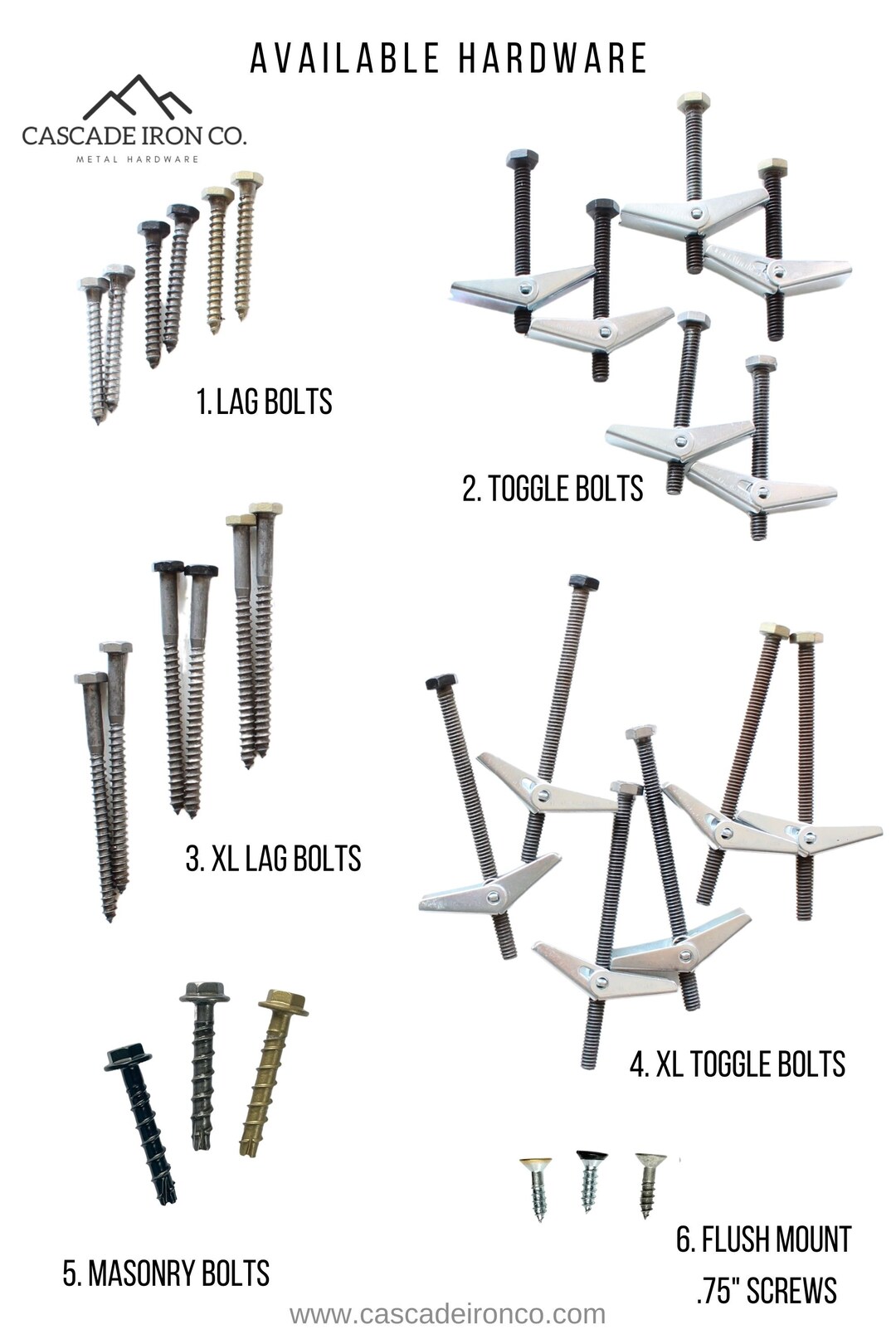 Additional Hardware for Shelf Bracket Installation, Set of Two - Etsy