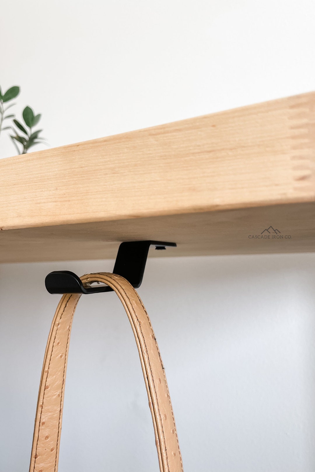 Under Table Hook for Purse, Under Bar Hooks, Closet Hanger, Made in USA ...