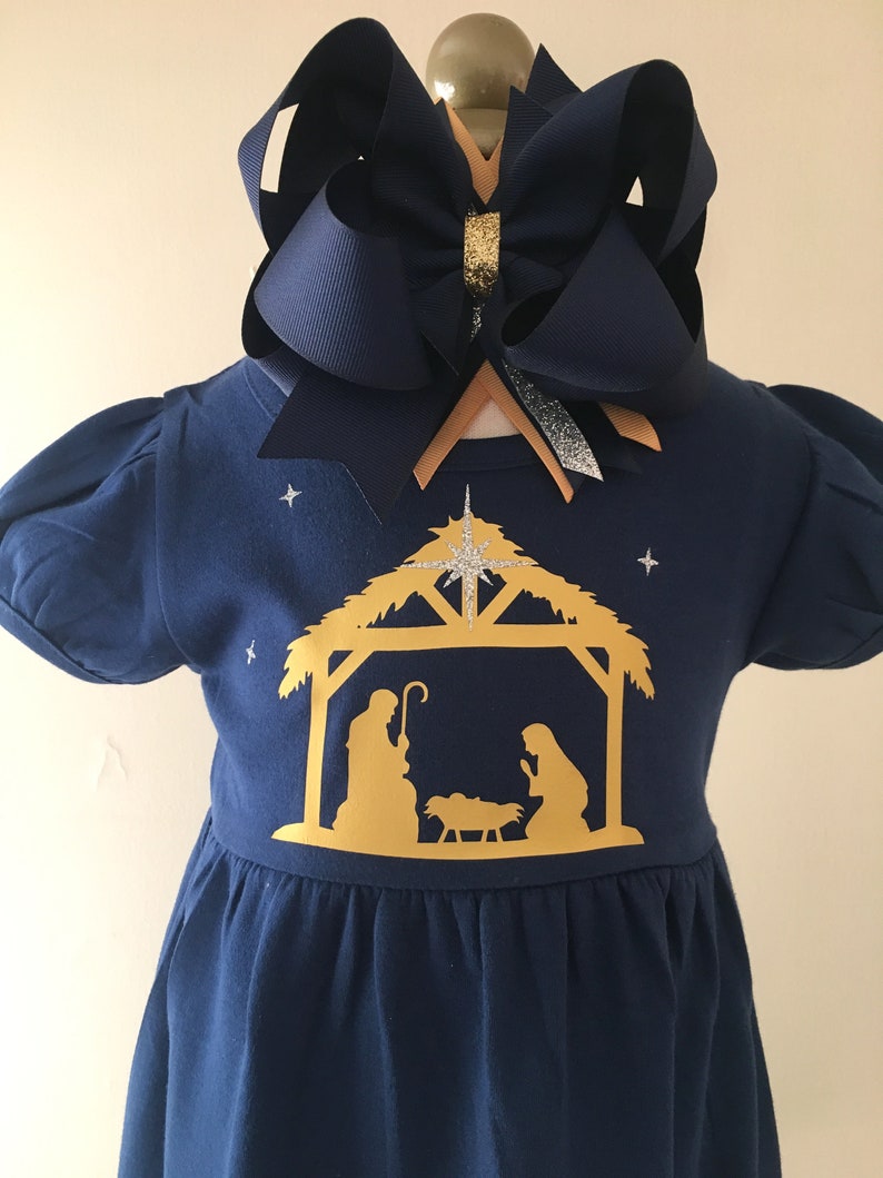 Nativity Dress for Girls, Christmas Outfits for Girls, Christmas Dress ...