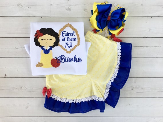 Little Snow White Outfit Princess Outfit for Toddlers Little - Etsy