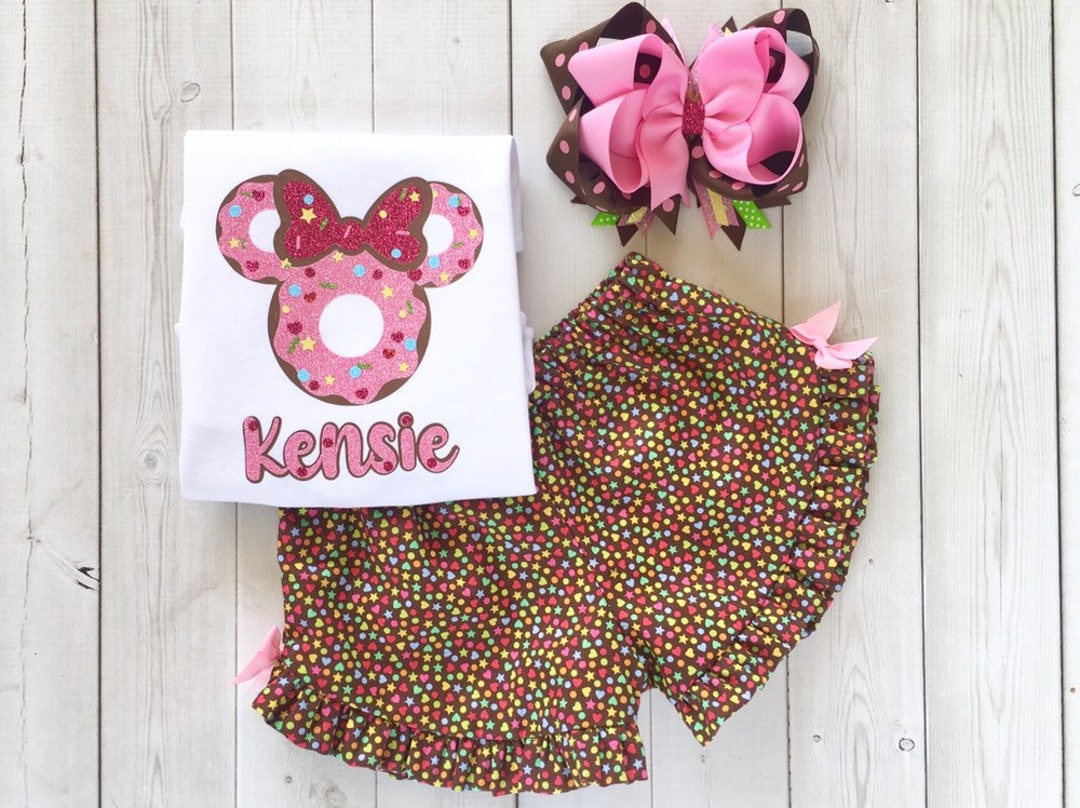 Donut Outfit for Girls, My First Trip Outfit for Girls, World Outfit ...
