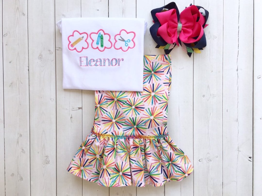 Back to School Outfits, Girls First Day of School, 1st Day of School ...
