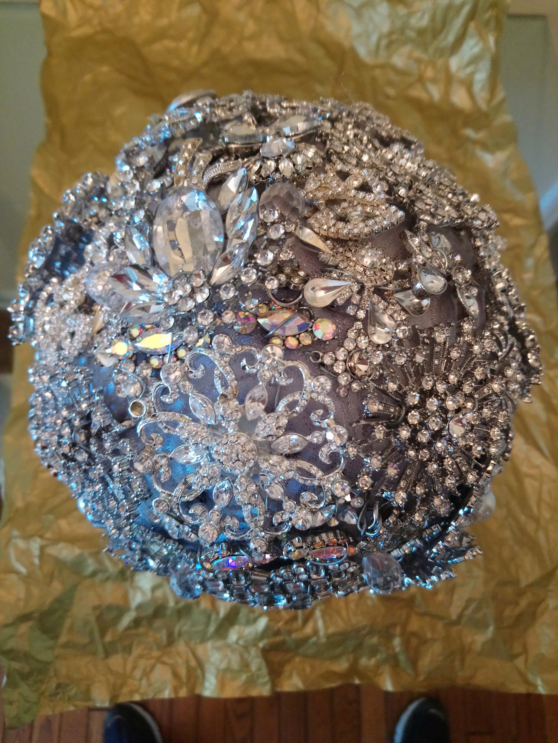 Bling Queen Brooch Bouquet Wedding Accessories Jewelry Bouquet - Etsy ...