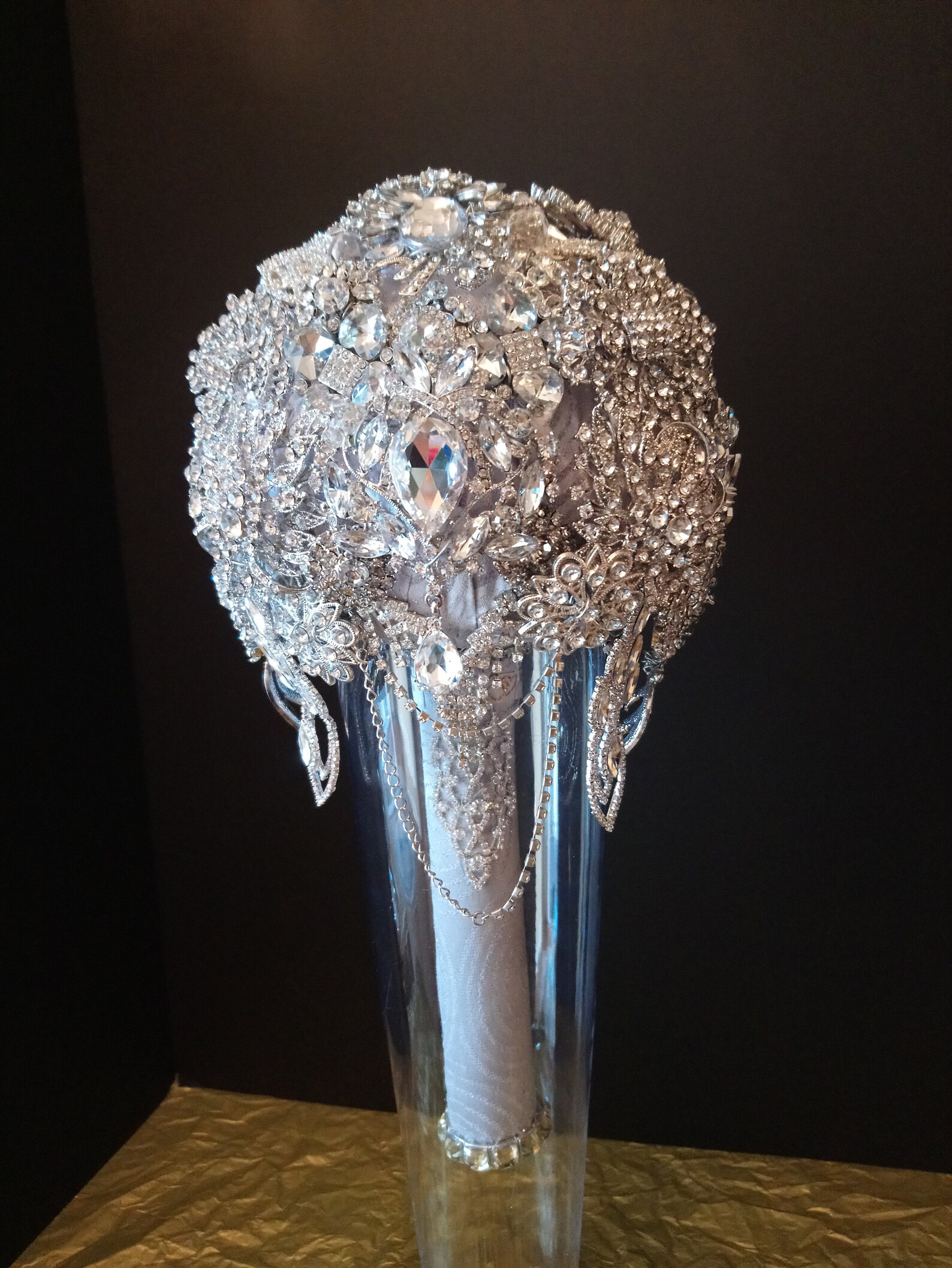 Bling Queen Brooch Bouquet Wedding Accessories Jewelry Bouquet - Etsy ...