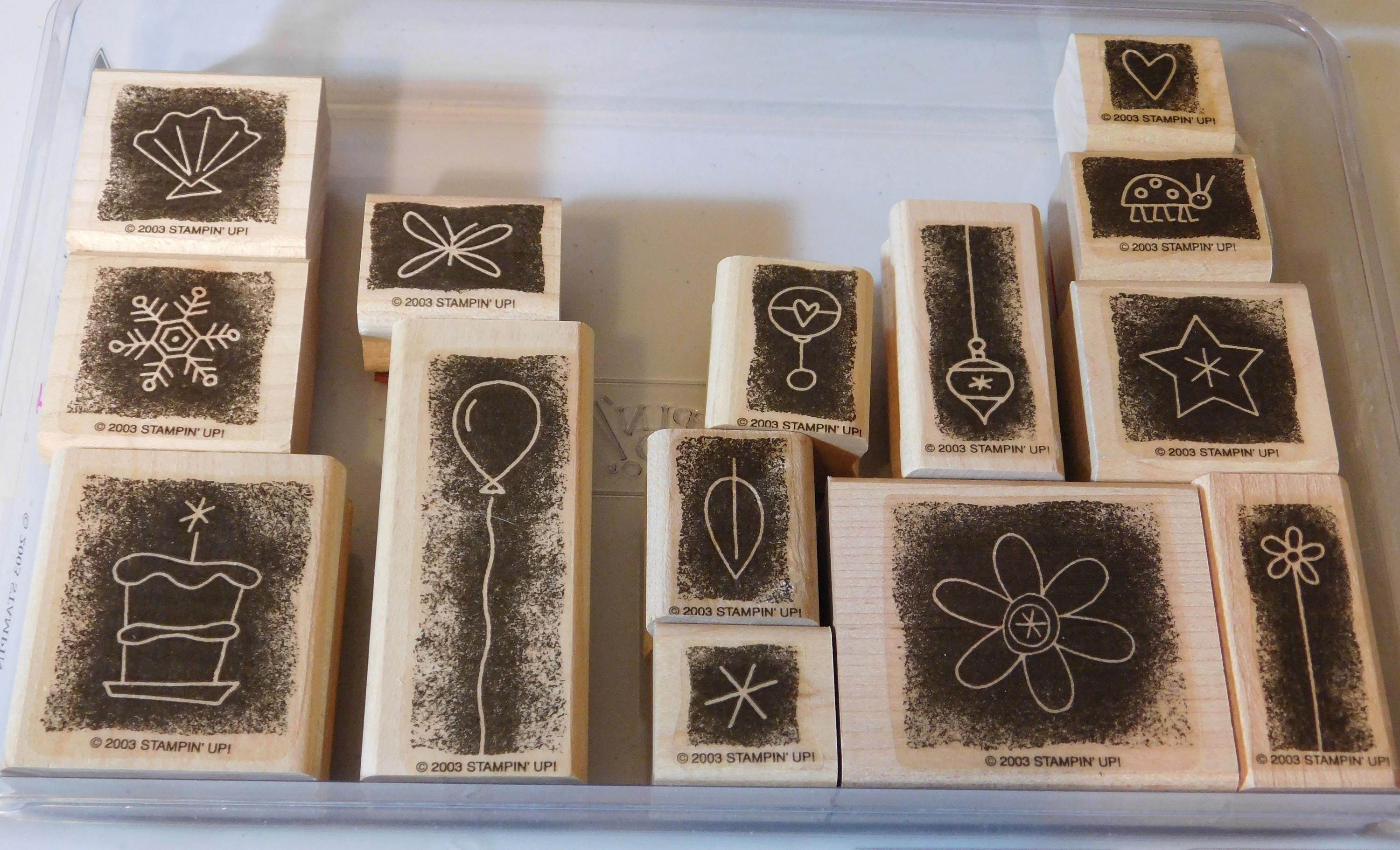 Stampin' Up! Stipple Celebrations RETIRED Stamp Set - Etsy