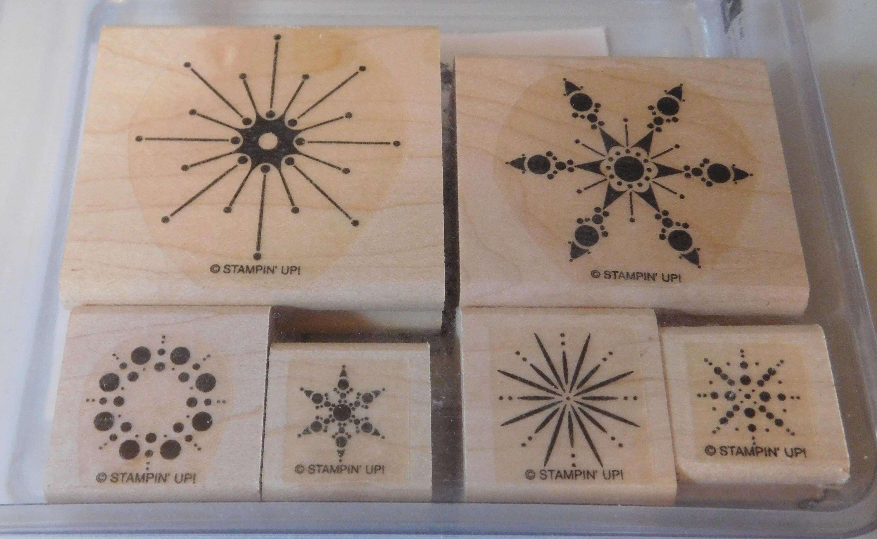Stampin' Up! SNOW BURST Retired Stamp Set - Etsy