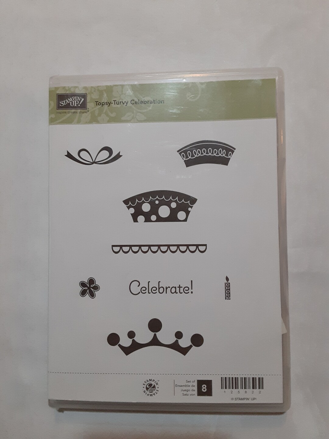 Stampin' Up! TOPSY-TURVY CELEBRATION Retired Stamp Set - Etsy