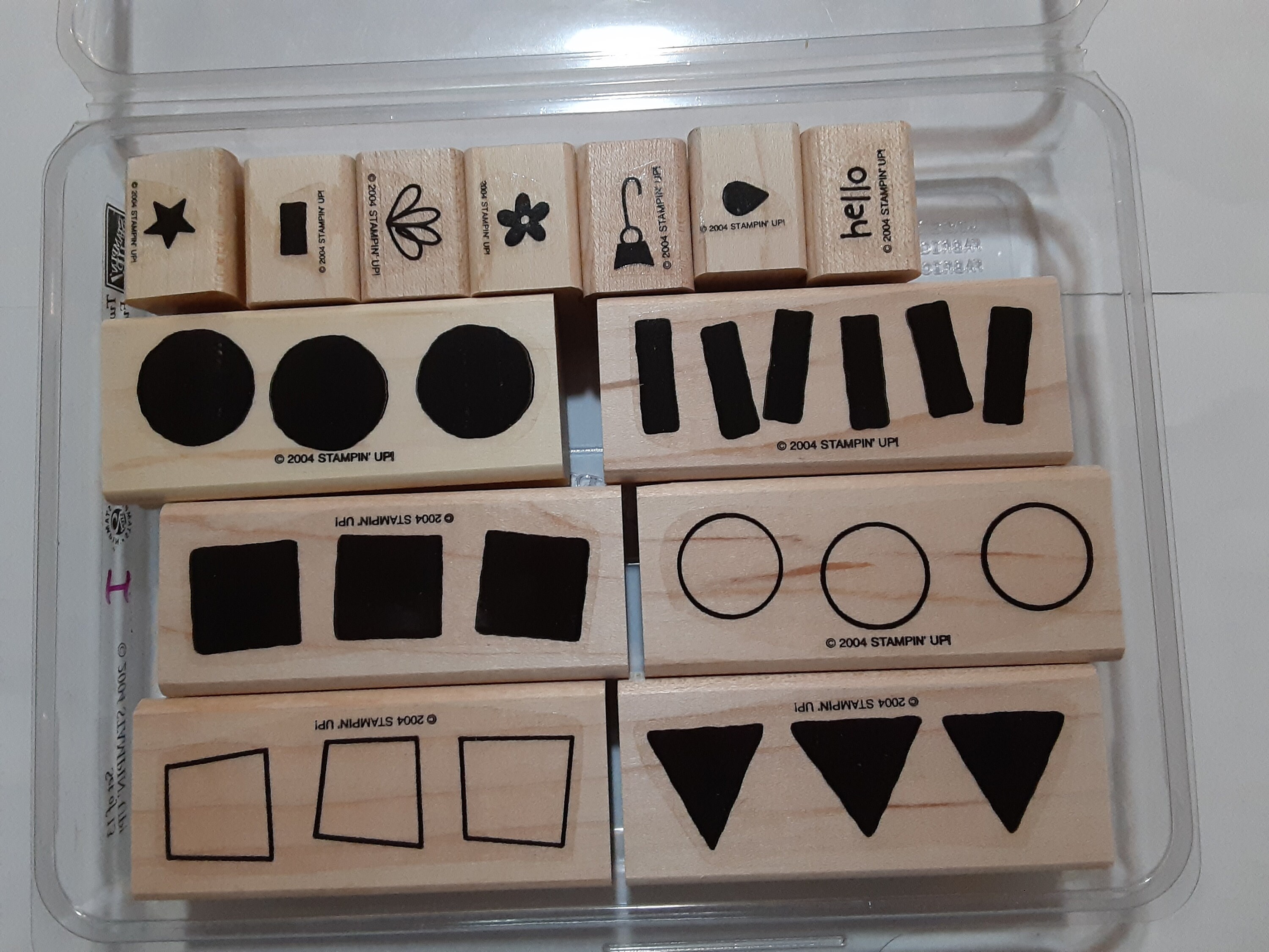 Stampin' Up! FUN WITH SHAPES Retired Stamp Set - Etsy