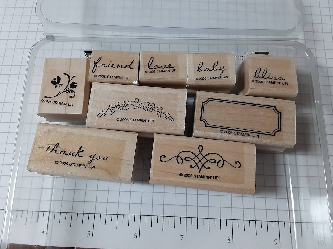 Stampin' Up! NOTEWORTHY Retired Stamp Set - Etsy