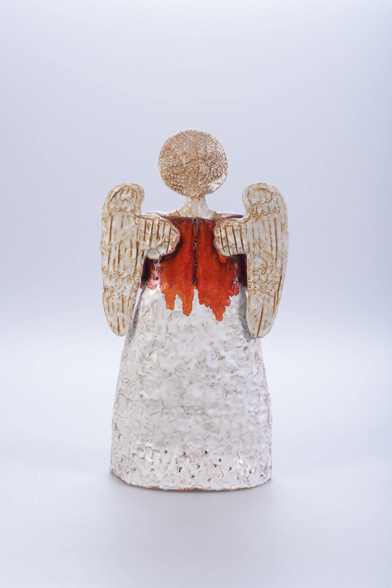Clay Angel Sculpture, Clay Sculpture, Clay Statue, Handmade Sculpture ...