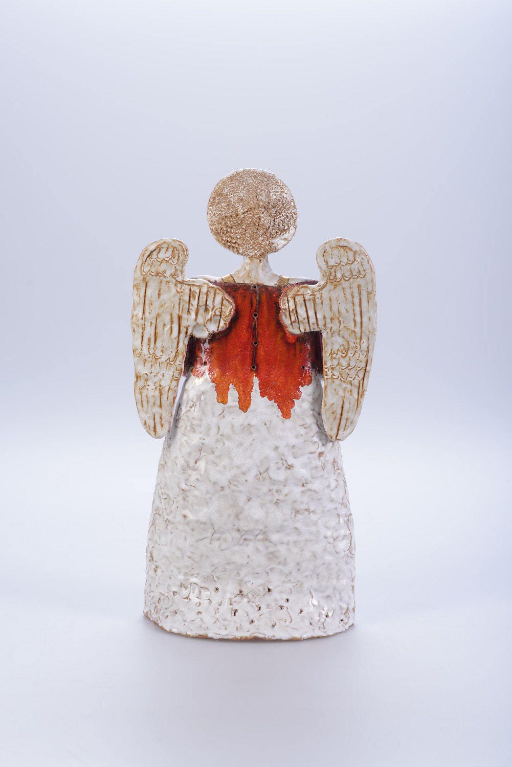 Clay Angel Sculpture, Clay Sculpture, Clay Statue, Handmade Sculpture ...