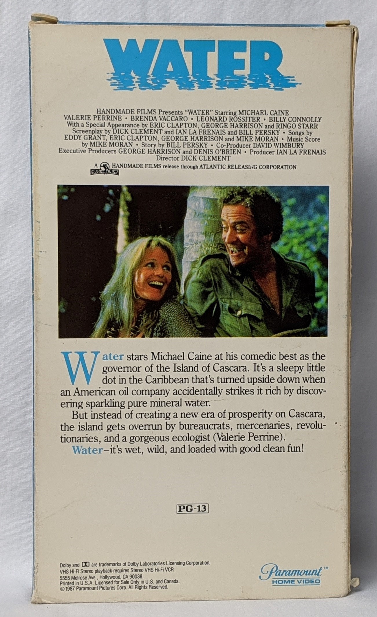 Vintage, VHS, Water, Michael, Caine, Valerie, Perrine, Eric, Clapton ...