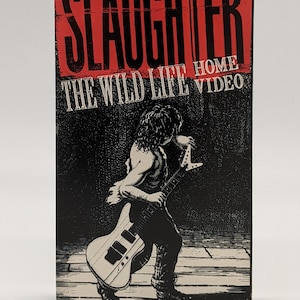 Vintage VHS Slaughter the Wild Life Home Video Music Videos Behind the ...