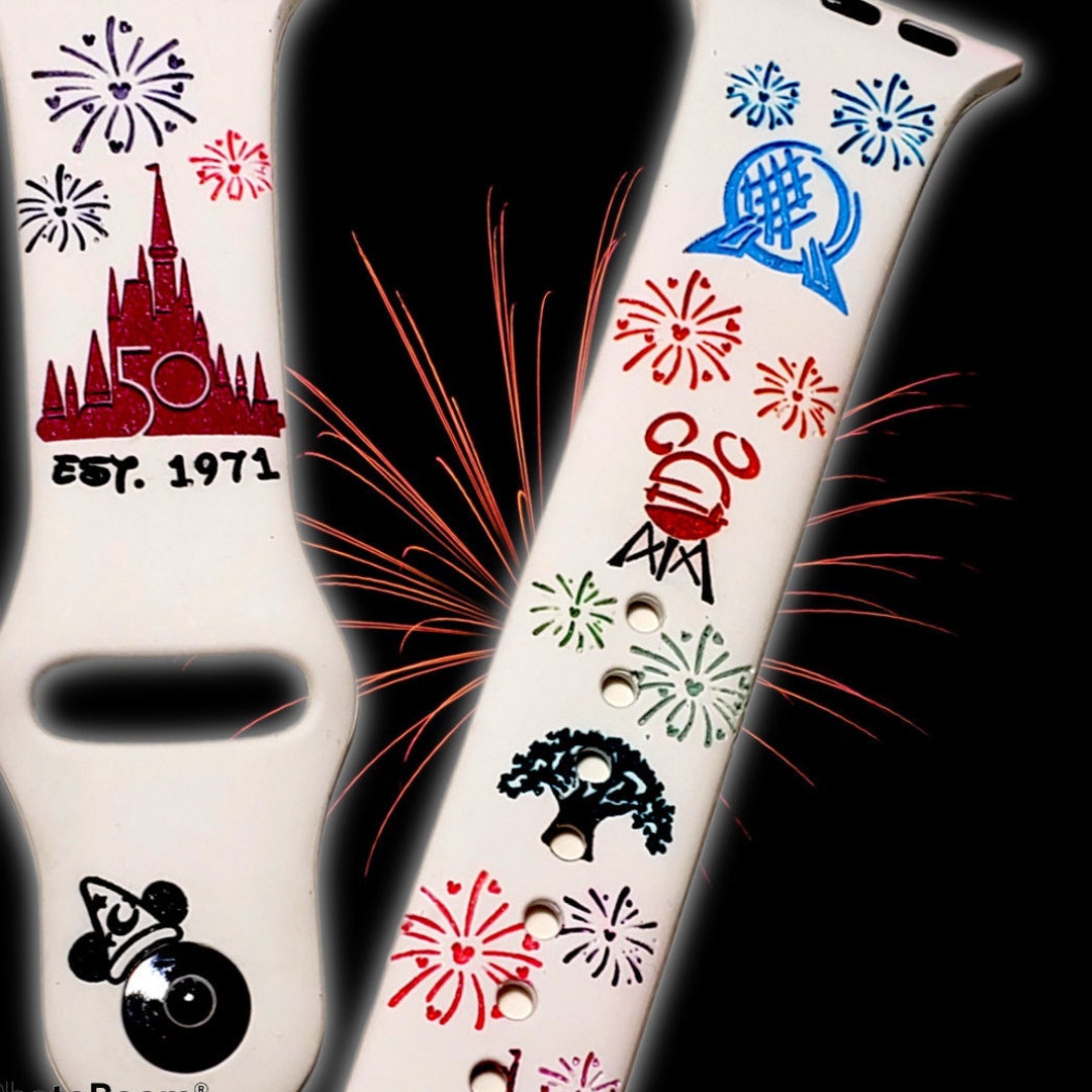 Disney Watch Band 50 Years of Magic Disney World 50th Anniversary ...