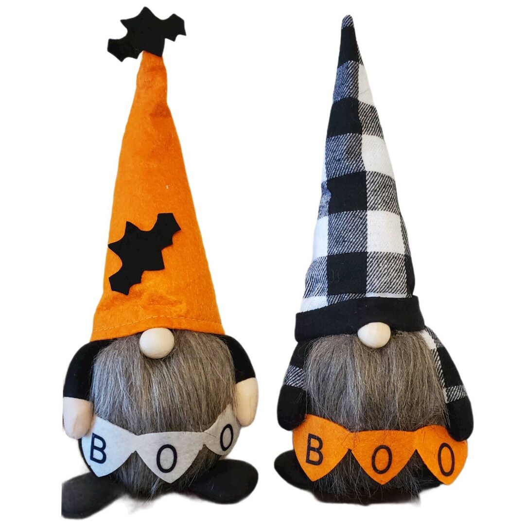 Halloween Gnome Plush / Halloween Accent / Rustic / Hand Made Halloween ...