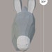 Papercraft Donkey Paper Mule Model PDF Template | Etsy