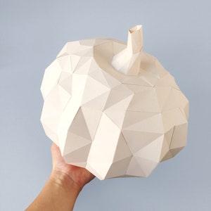 Papercraft Pumpkin Fall Decor PDF Template - Etsy