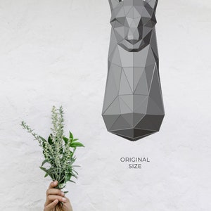 Papercraft Lama, Alpaca Model, Llama Sculpture, Papercraft 3D PDF ...