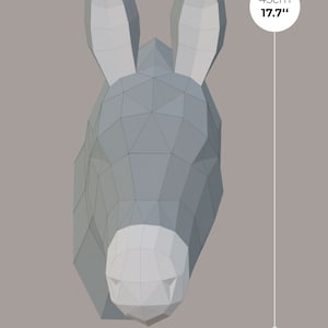 Papercraft Donkey, Paper Mule Model, PDF Template - Etsy