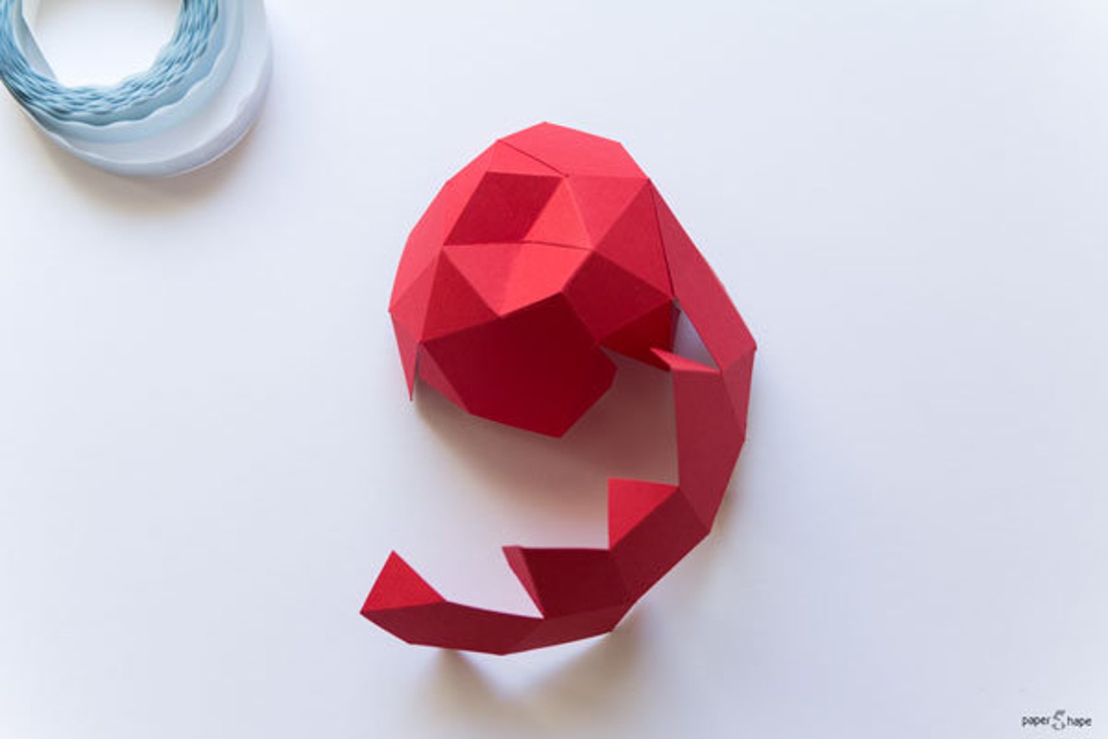 Apple Fruit Paper Craft Digital Template Origami PDF - Etsy