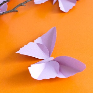 DIY Paper Butterfly Wall Decor 3D Printable PDF Template Paper Craft ...