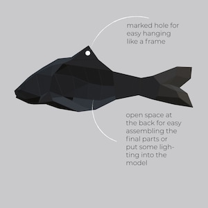 Papercraft Koi Carp, Large Mouth Bass Jumping Fish, Papercraft 3D PDF ...