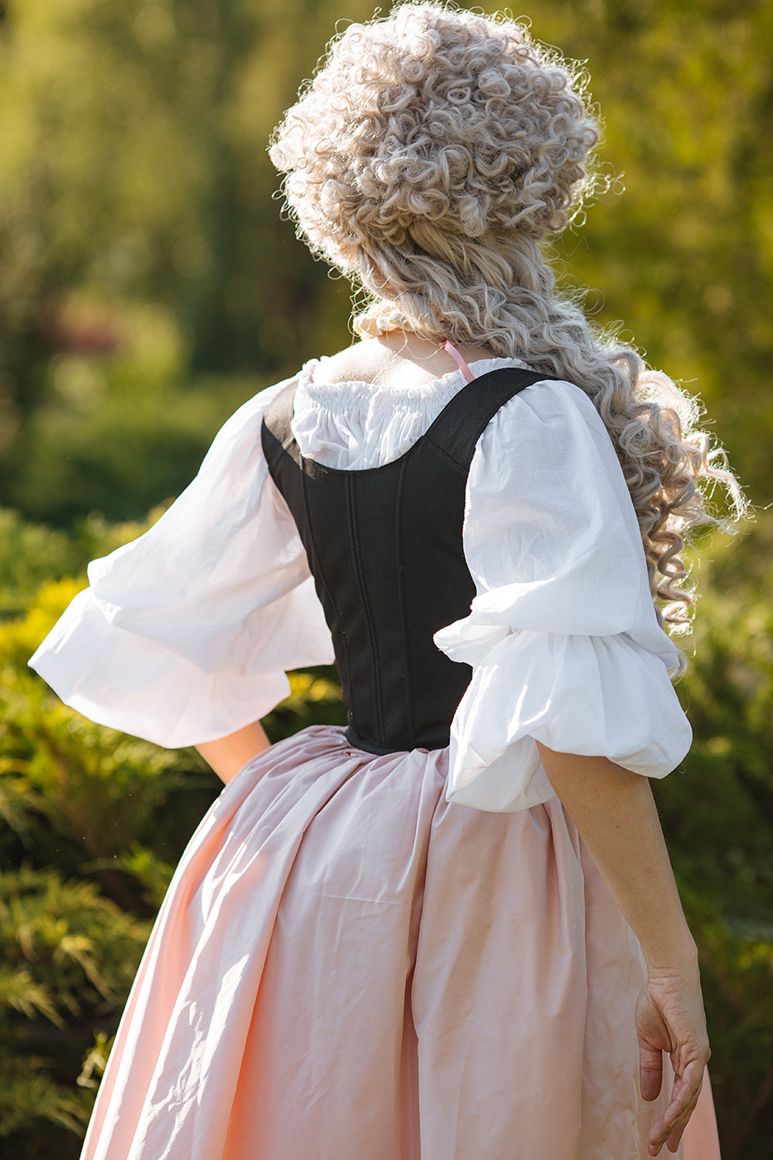 Provence Underbust Soft Corset, Rococo Fashion, Cottagecore Style - Etsy