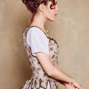 Rococo Corset Late 18th Century, 1780s Fashion, Historical Corset - Etsy